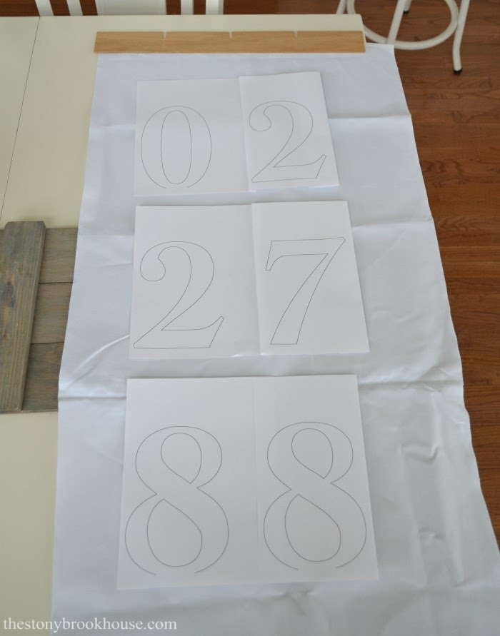 Super Easy Canvas Scroll Sign | The Stonybrook House