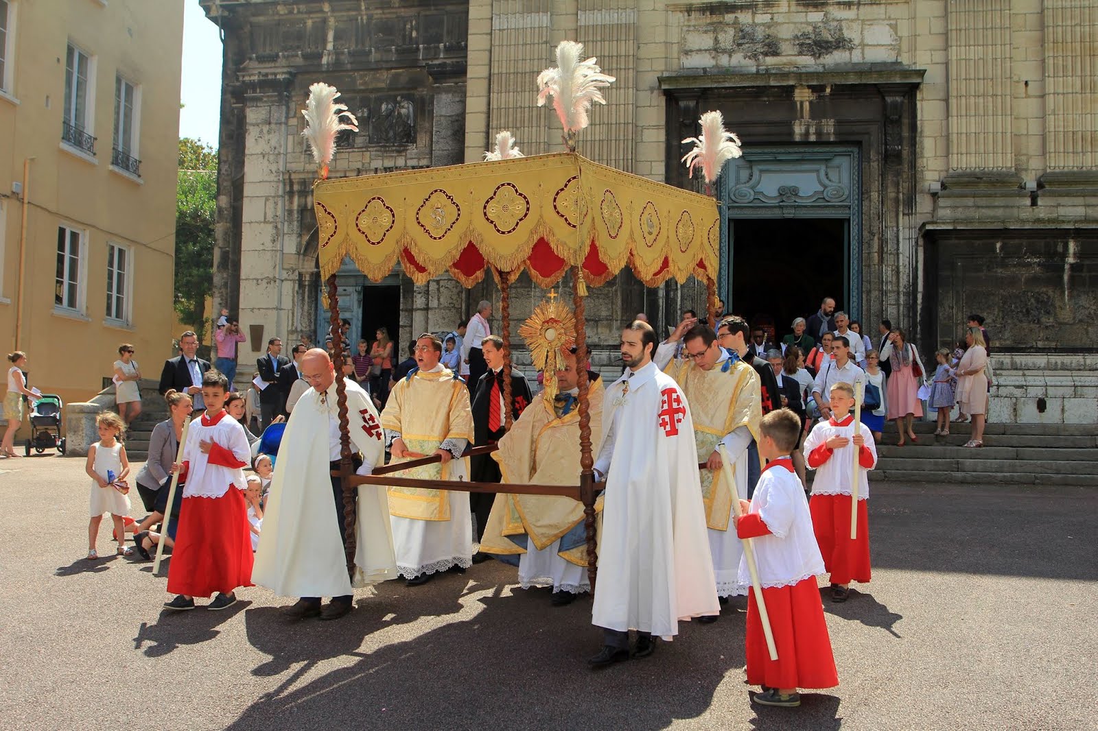 Three Varieties of Processional Canopies ~ Liturgical Arts Journal