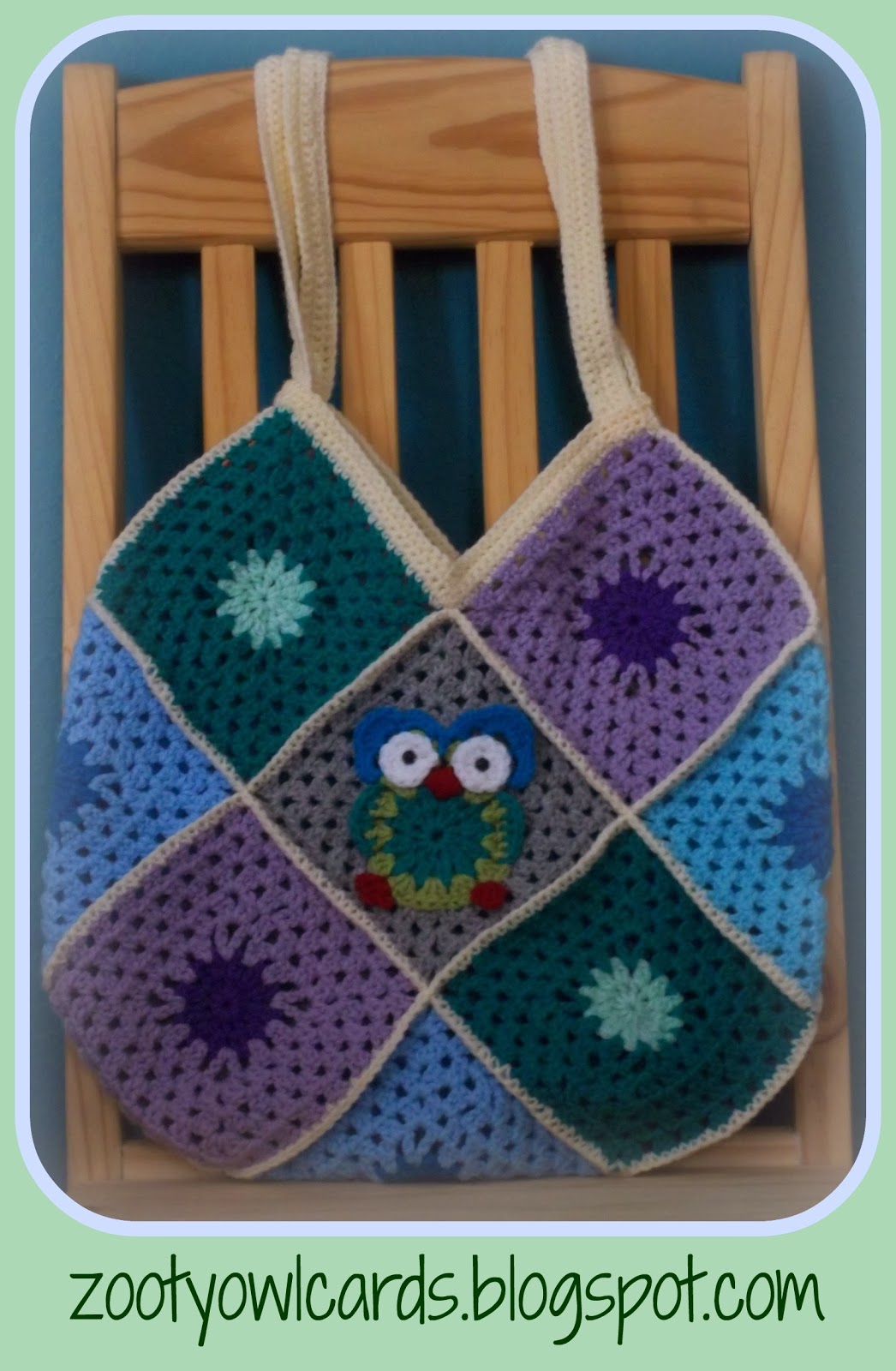 Zooty Owl's Crafty Blog: Granny Square Bag