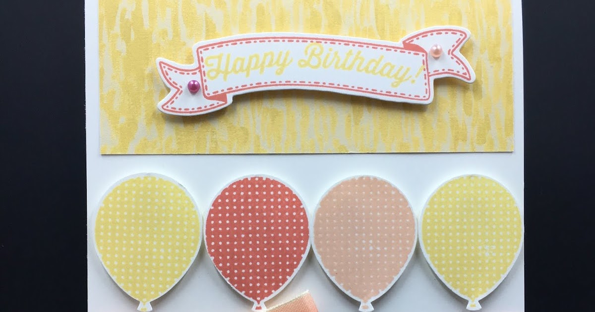 Papercrafts by Patti: Birthday Banners and Balloon Bouquets