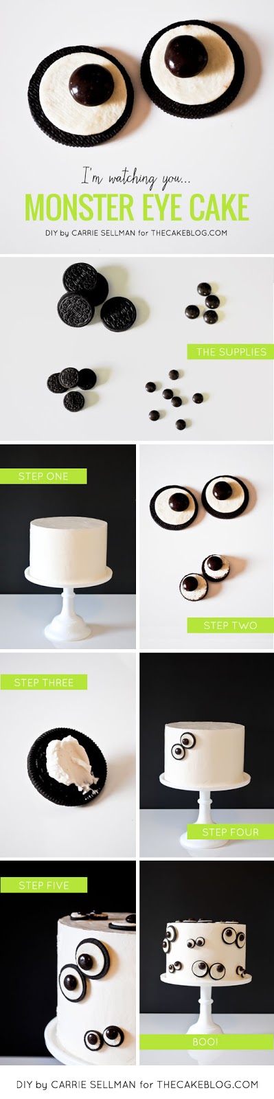 Creative Party Ideas by Cheryl: Easy Halloween Eye Ball Cake