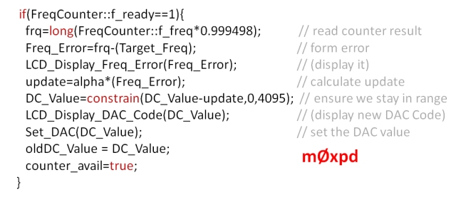 m0xpd's 'Shack Nasties': Arduino Controlled Colpitts Oscillator