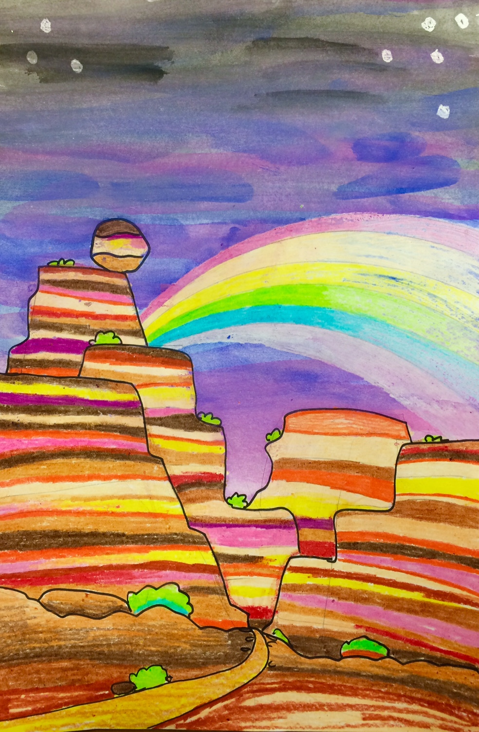 Plateau Drawing For Kids