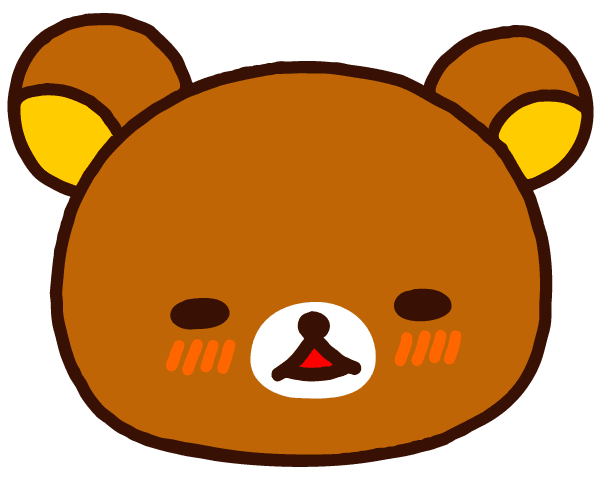 png : Rilakkuma Stamps sticker390stamp line