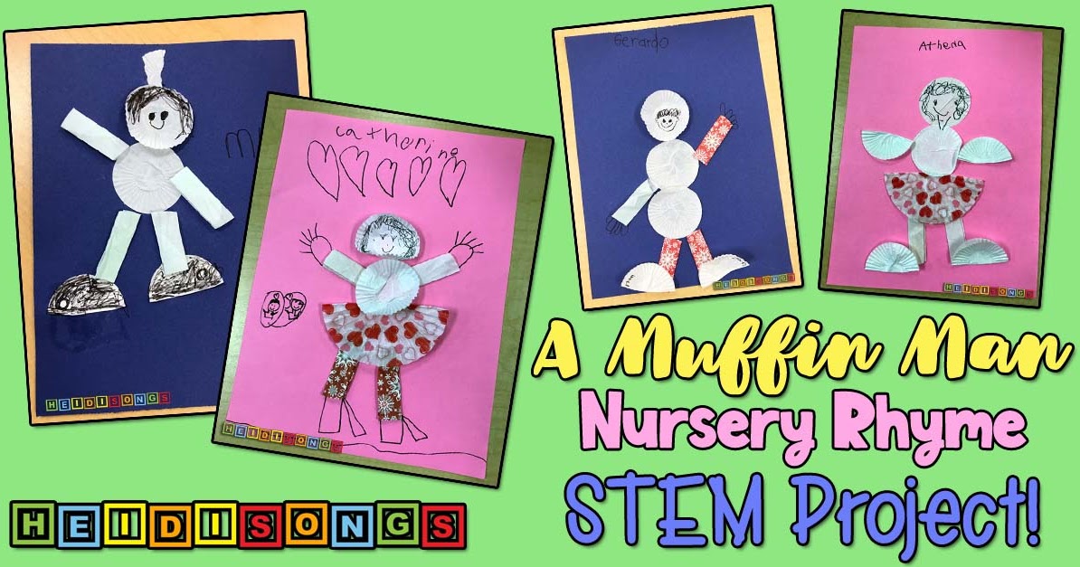 A Muffin Man Nursery Rhyme STEM Project!