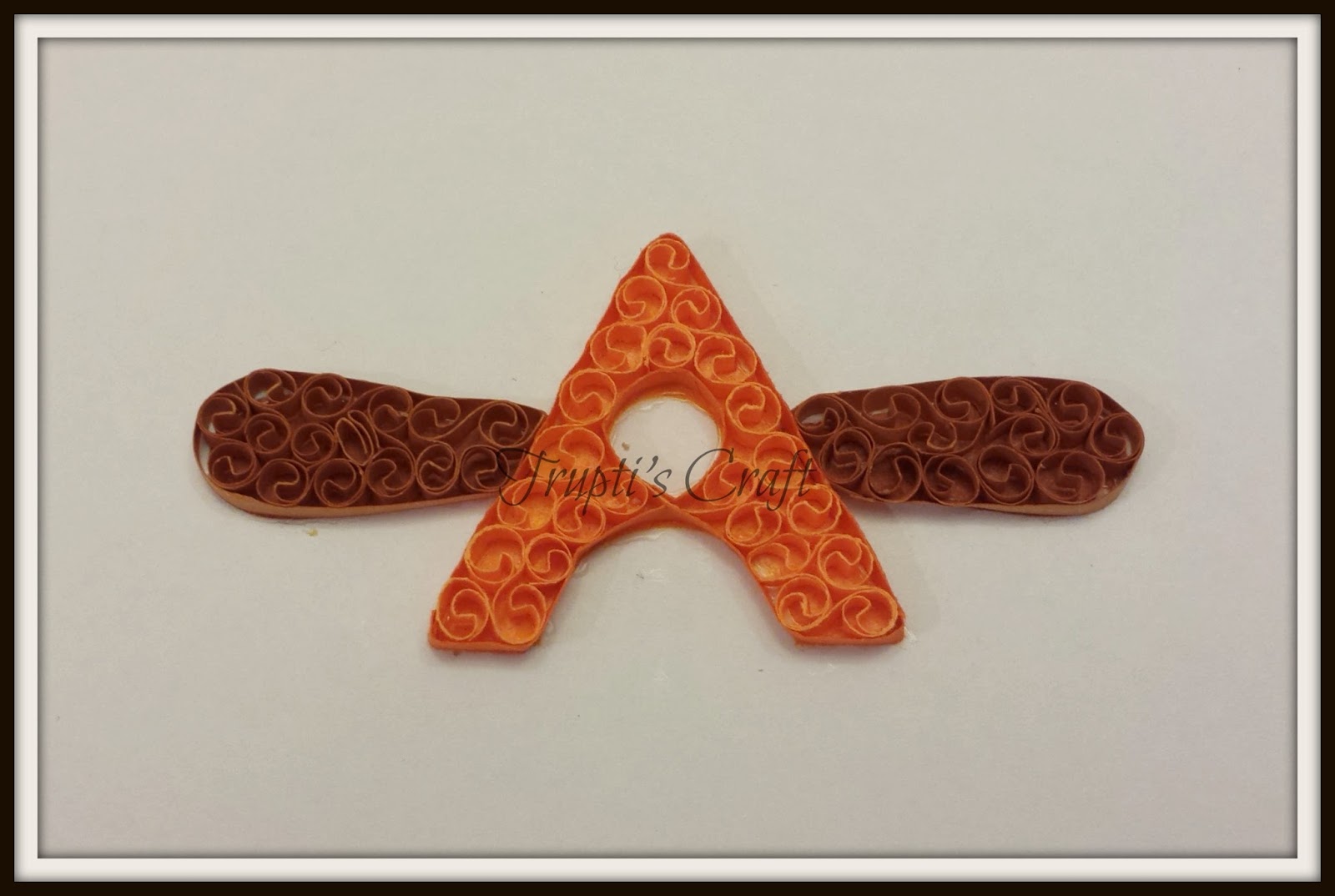 Trupti's Craft: Paper Quilling Logo / Quilliography / Monogram / Letters