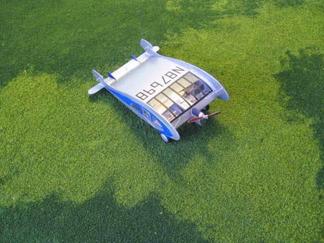 Wings of Intent: Scratch-built 1/72 Horton Wingless Prototype-1950