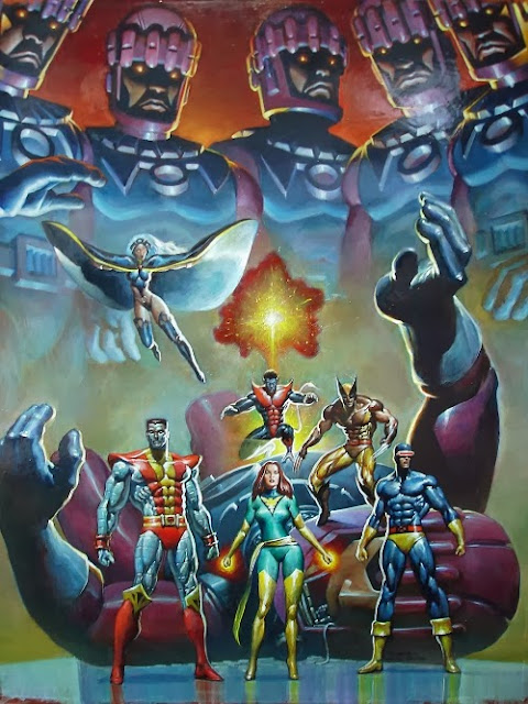 Marvel Comics of the 1980s: 1982 - X-Men Companion cover and its homages