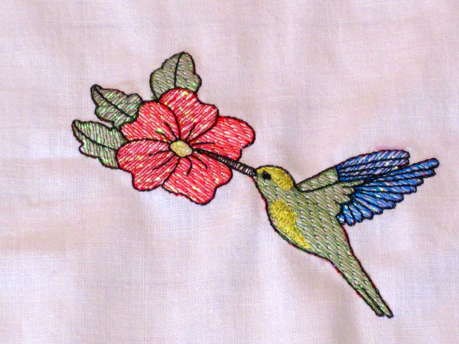 Mylar Embroidery - How to - Sylvia's Stitches