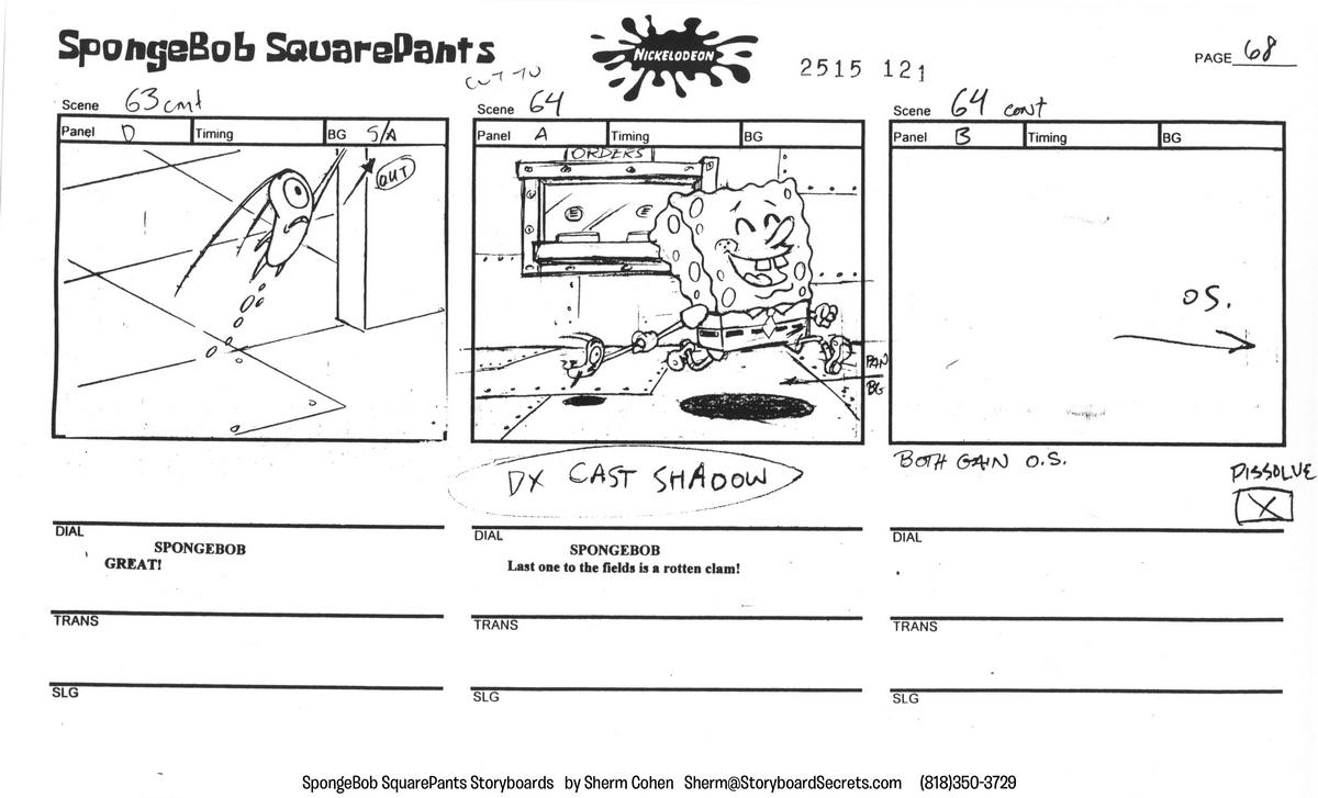 Sherm Cohen Storyboard Artist: SpongeBob Storyboards: The FUN Show