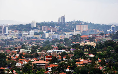UGANDA - GEOGRAPHY OF UGANDA AND KAMPALA IMAGES