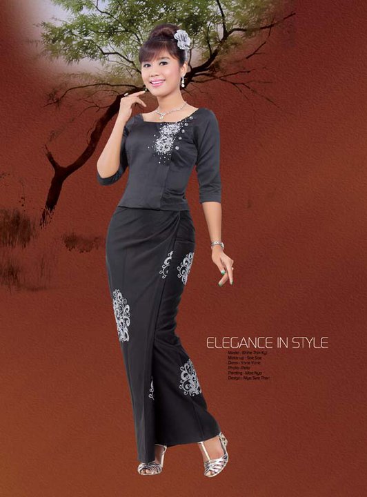 Khine Thin Kyi: Elegance in Burmese Style