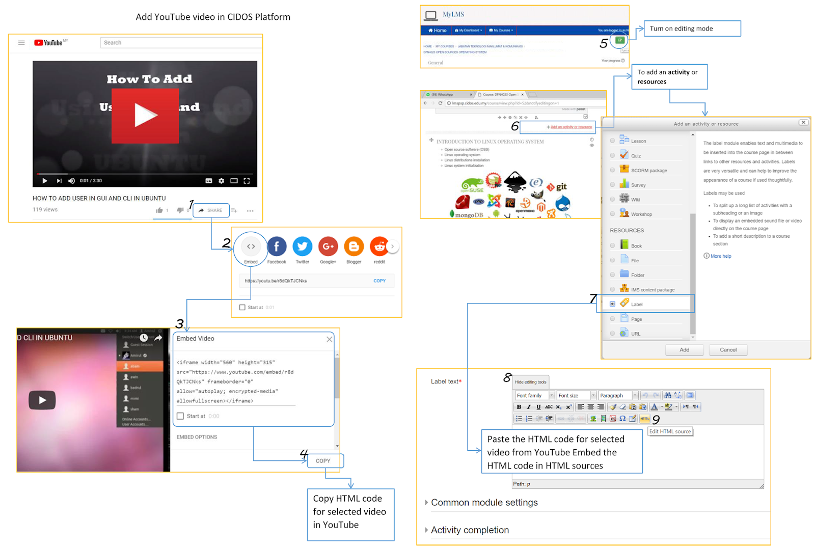 Centre of Technology for Teaching & Learning: Tips and trick - Label in ...