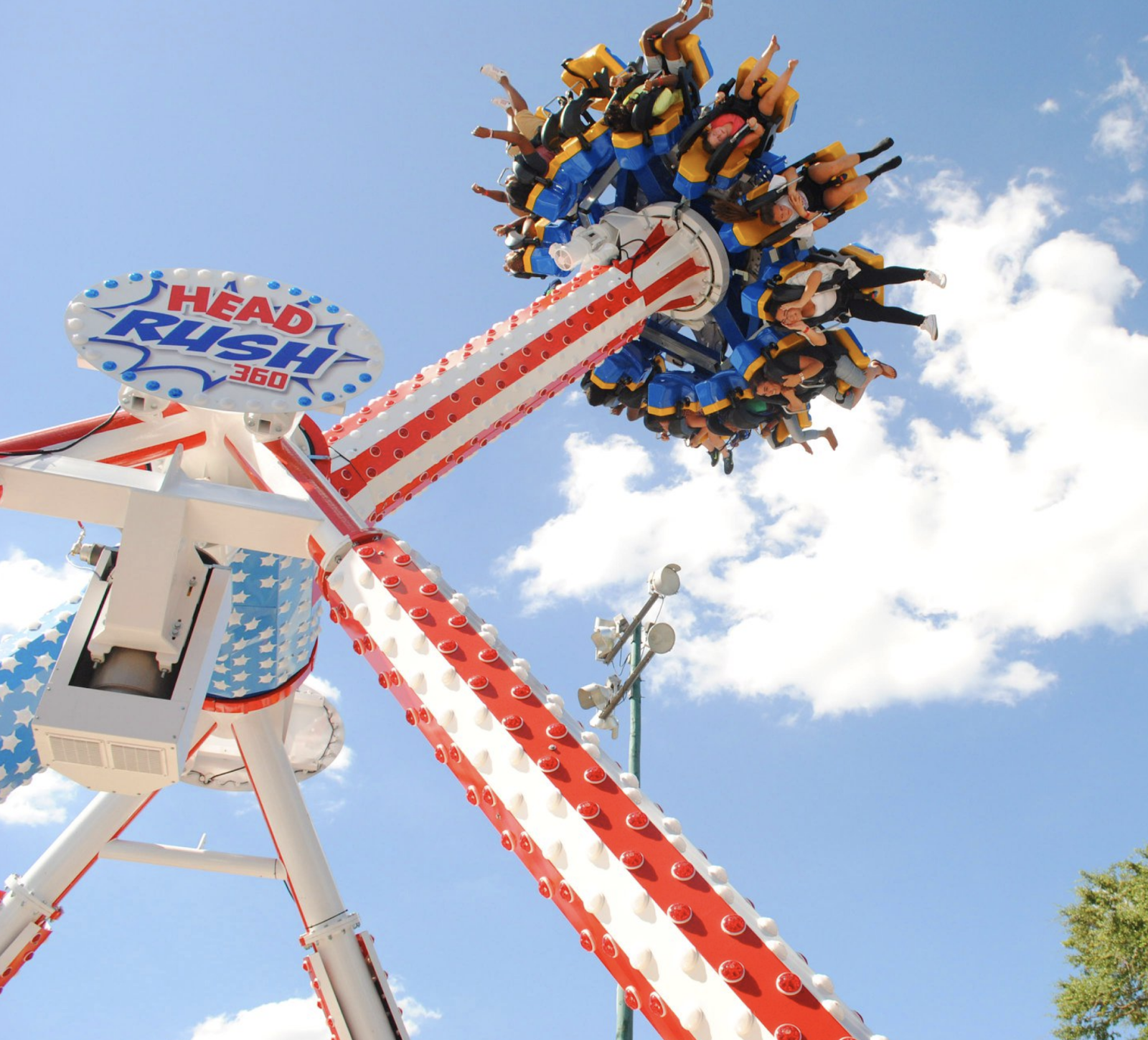 NewsPlusNotes: Fun Spot America Orlando Opens New Headrush 360 Thrill Ride