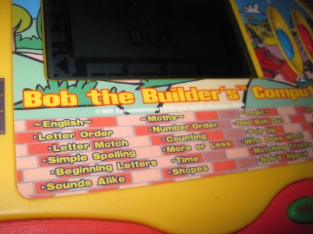 JuaiMurah: Vtech IQ Builders Bob The Builder Board