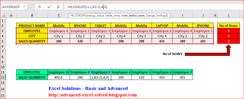 6 Reasons why HLOOKUP not working - Solved | Excel Solutions - Basic and Advanced