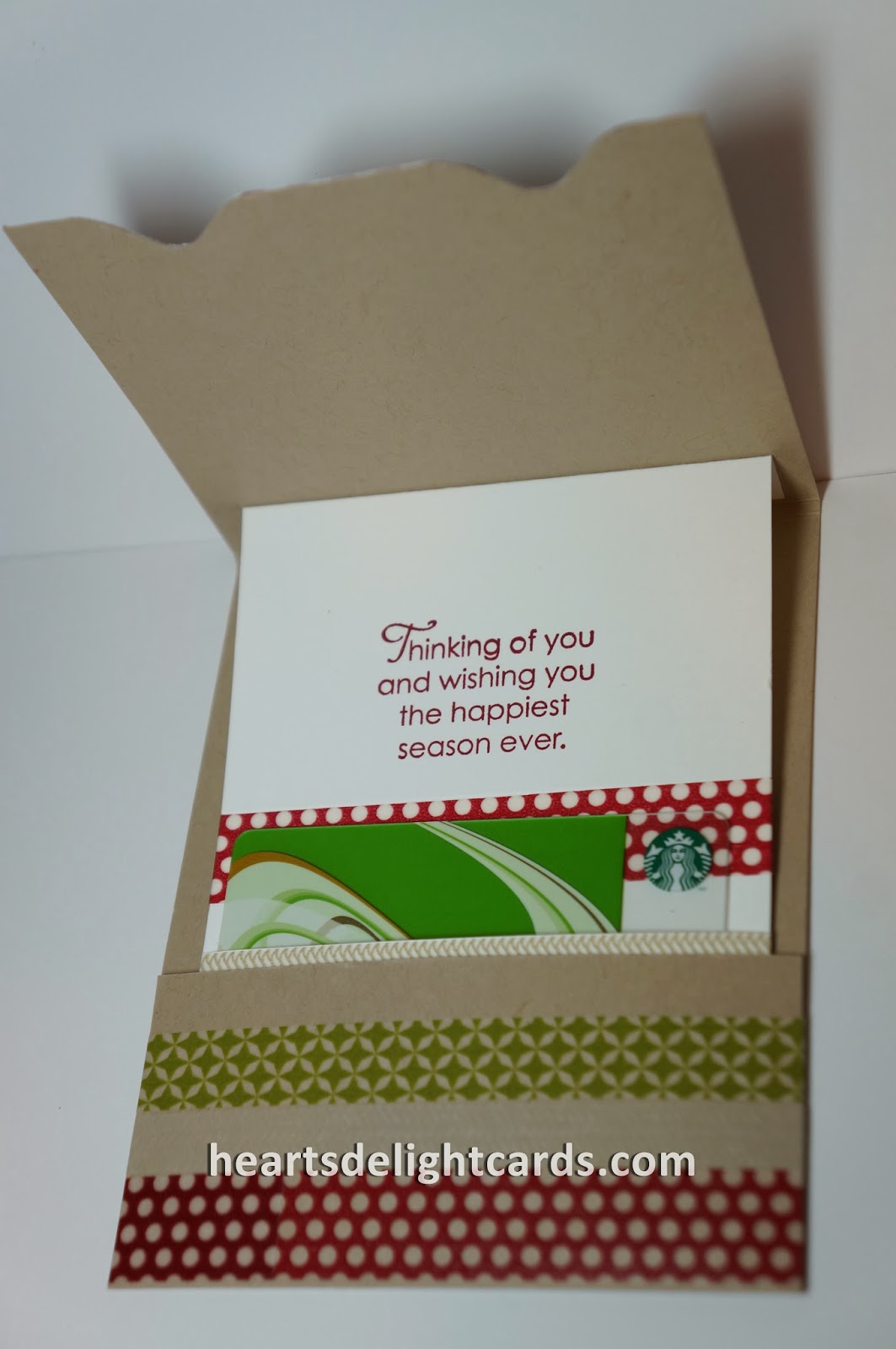Heart's Delight Cards: Sliding Gift Card