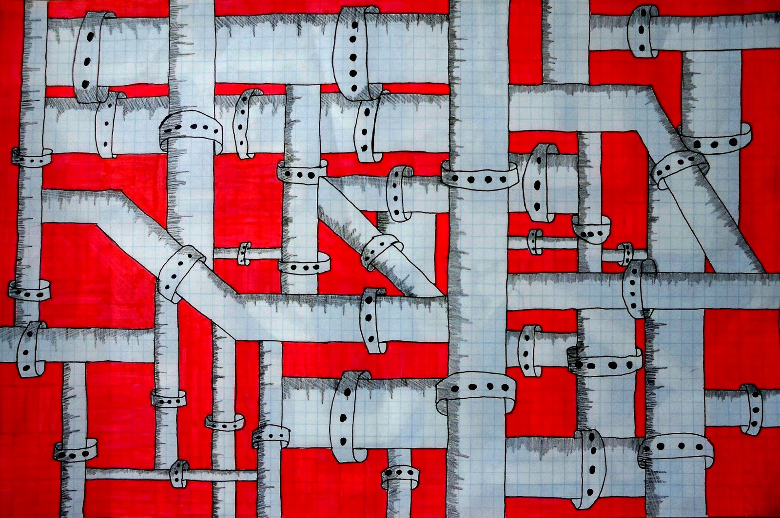 The Lost Sock : Overlapping 3D Pipes