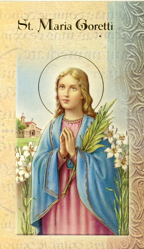 Diário da Dindry: Santa Maria Goretti, a Santa da Inocência e da Fortaleza