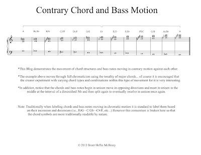 MUSIC COMPOSITION TECHNIQUES: Contrary Chord and Bass Motion