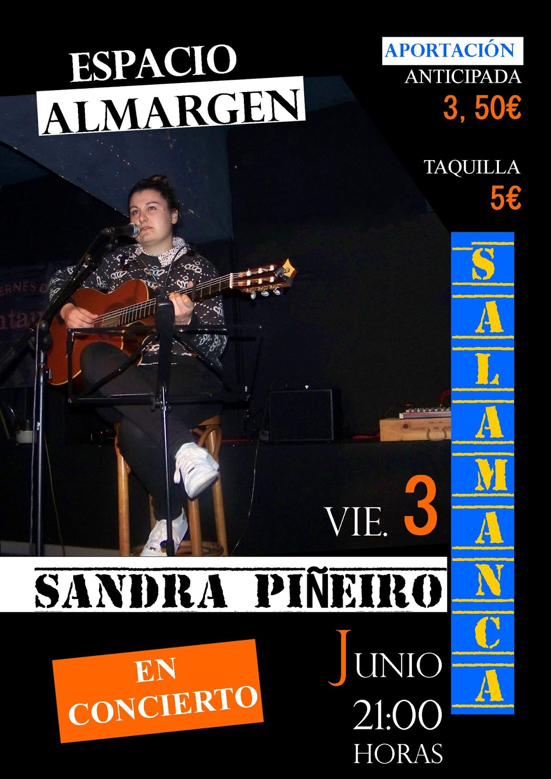 espacio almargen: SANDRA PIÑEIRO EN CONCIERTO.