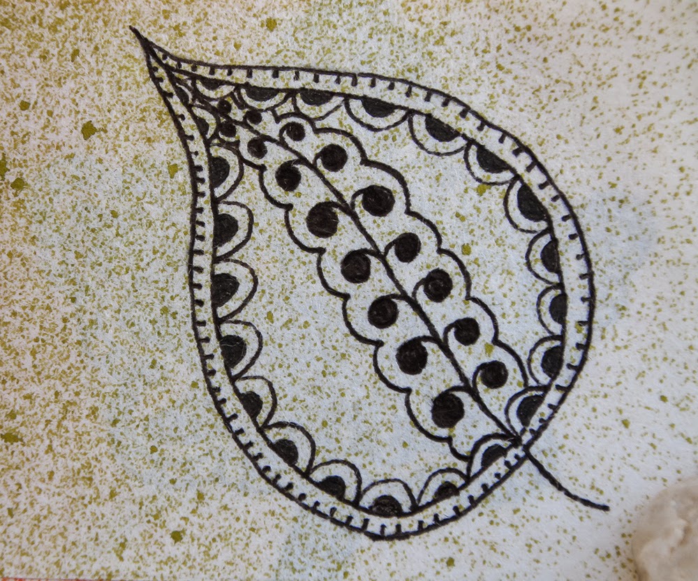 JennyPennyPoppy: Zentangle Leaves