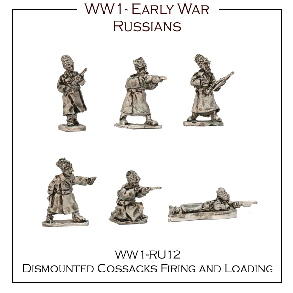 10mm Wargaming: 10mm WW1 Russian Cossacks from Kallistra