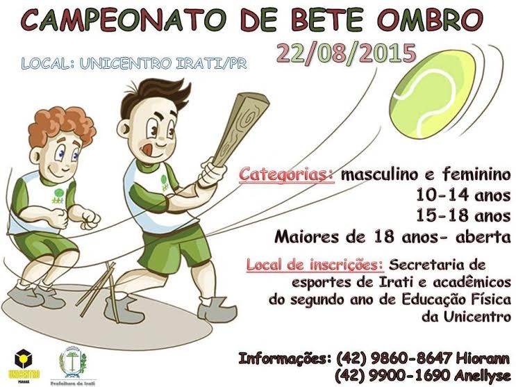 Intervalo da Notícias: Torneio de Bete ombro acontece no fim de agosto ...