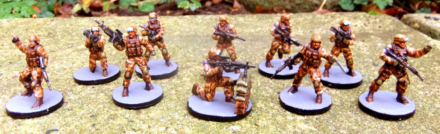 SHADOWKINGS: Mars Attacks painted miniatures