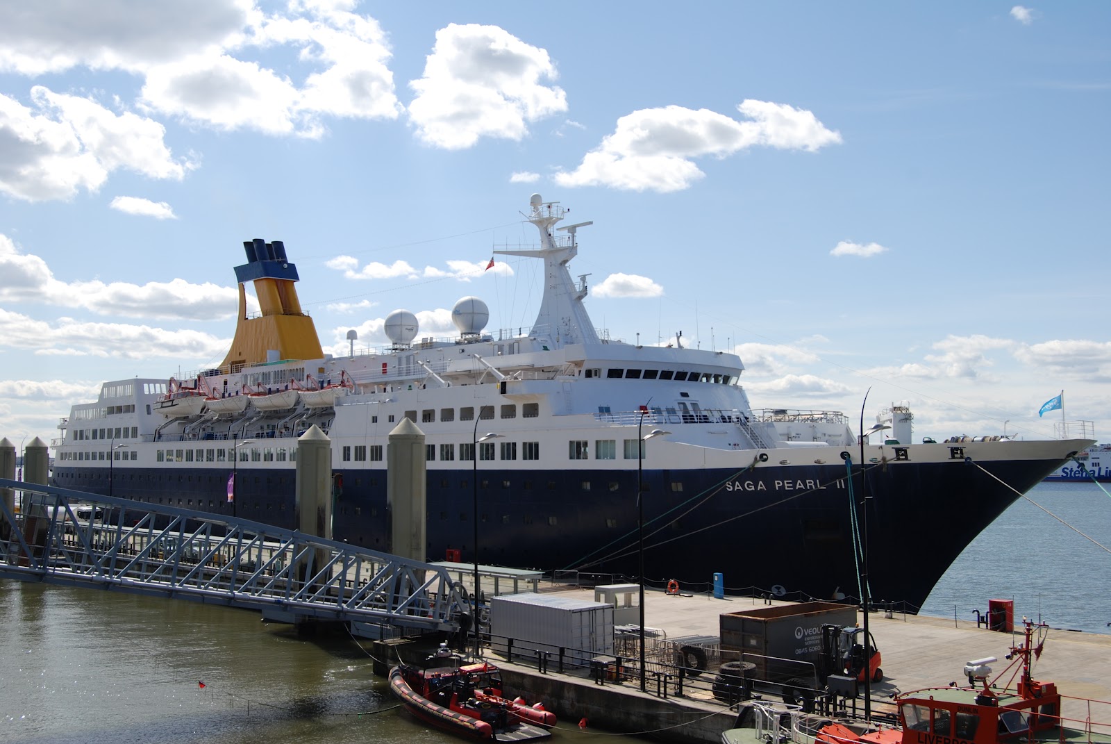 M V "SAGA PEARL II" in Liverpool today