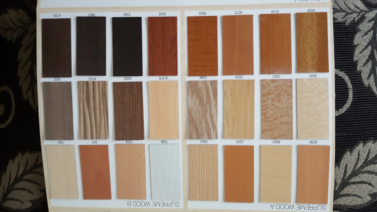 HPL Bahan Pelapis Interior Furniture Partisi Mebel Dinding Lemari Meja ...