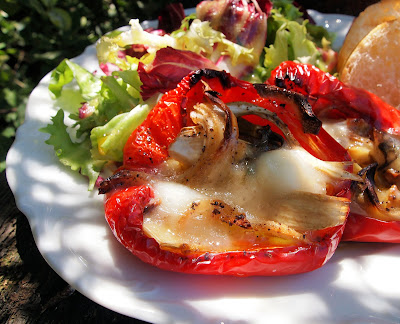 Baked Red Peppers with Fennel and Chèvre from The French Kitchen ...