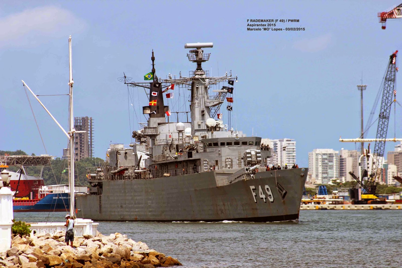 Santos Shiplovers: F. Rademaker (F 49) - Aspirantex 2015, Santos (Imagens)