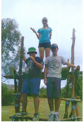 1st Wodonga Scouts: Senior Scouts Build A Tower