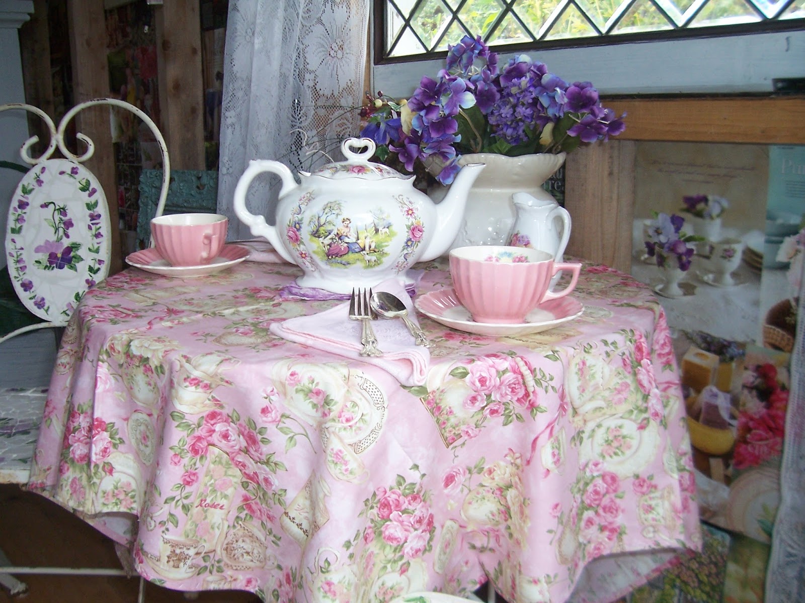 Two Cottages And Tea: My Cozy Tiny Tea Parlor