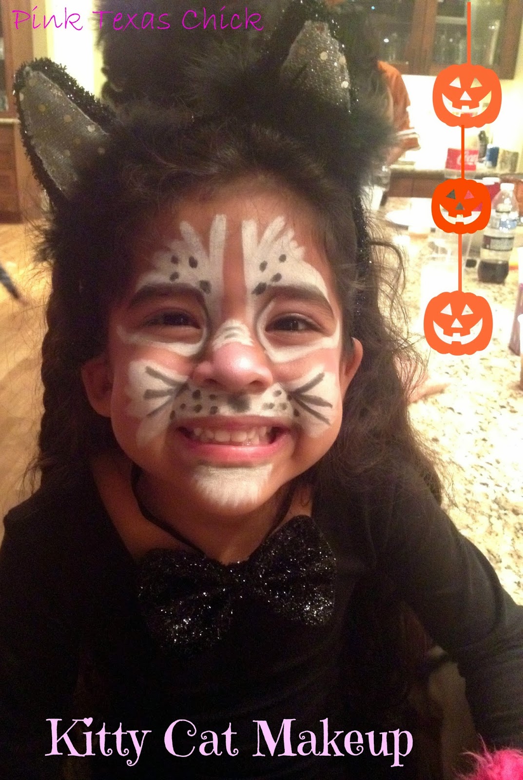 Pink Texas Chick: DIY Kitty Cat Costume & Makeup {Halloween}