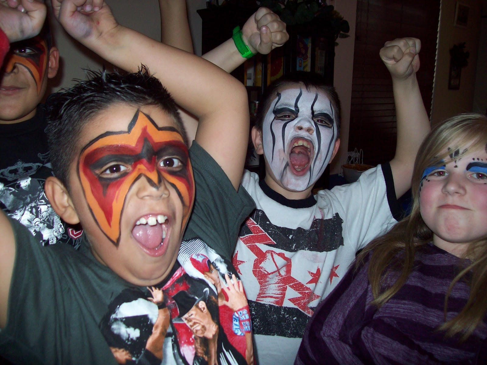 Ultimate Warrior face painting