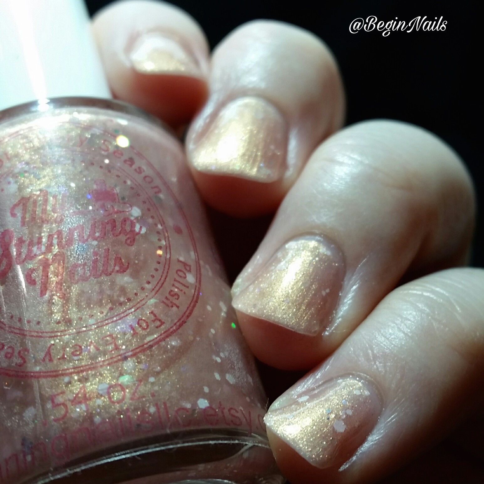 Let's Begin Nails: Polish Pick Up: My Stunning Nails Conch Shell Swatch ...