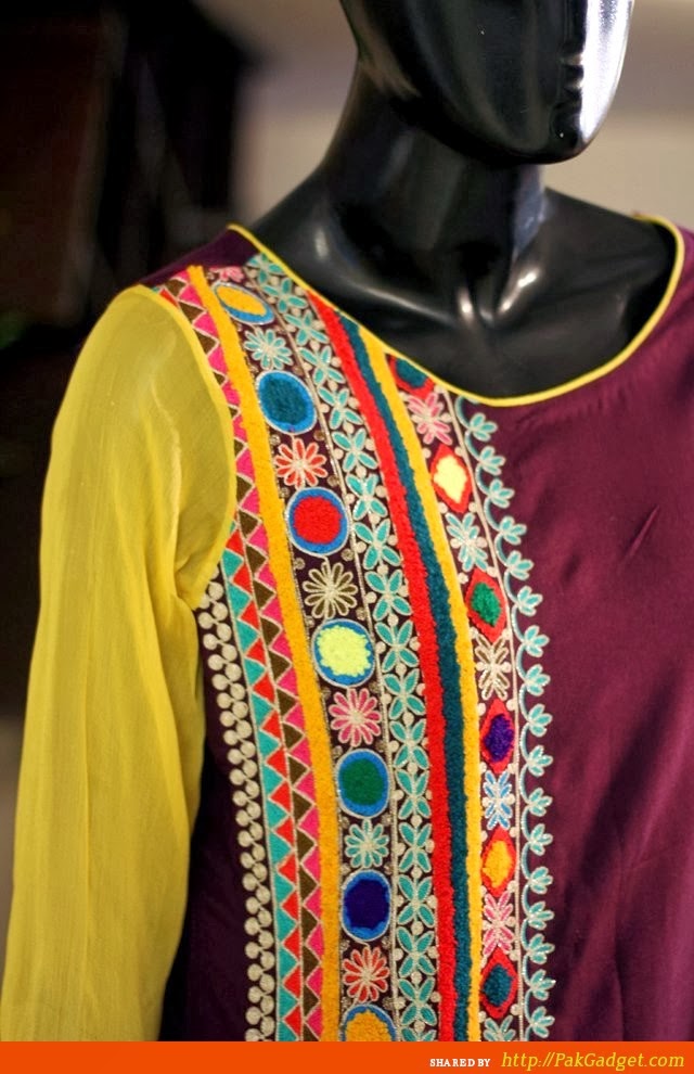 Pakistani Neckline (gala) Designs 2014-2015 of Salwar Kameez ...