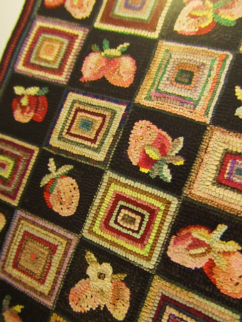 New rug design~inspiration from Doris Eaton~Quilts and strawberry Wool