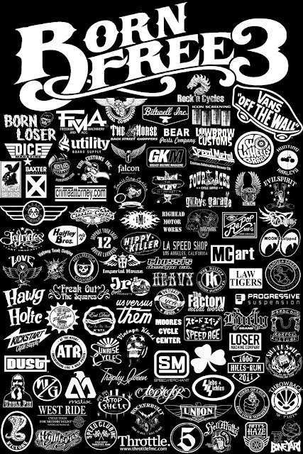 OVER 100 SPONSORS AND VENDORS AT BORN-FREE 3!!! | Born Free Motorcycle Show