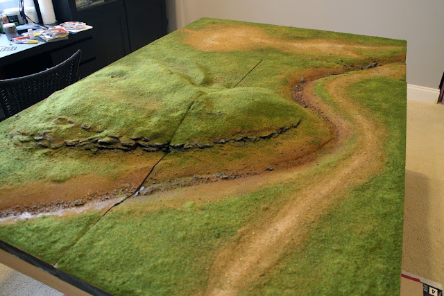 1000 Foot General: Making Terrain Boards Part 6: Grass and Vegetation
