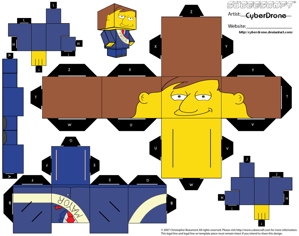 De cubeecraft y algo más: Cubeecraft de Los Simpsons