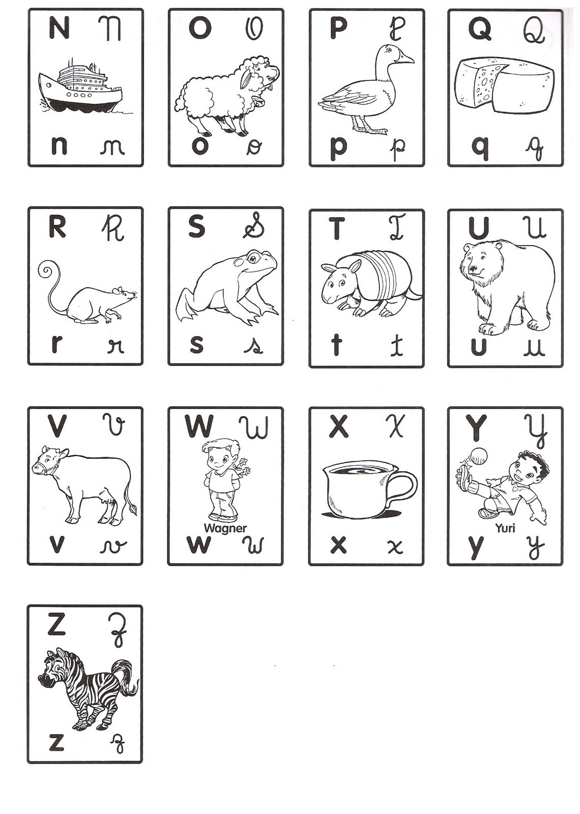 Meu Álbum: Alfabetos Ilustrados Completos