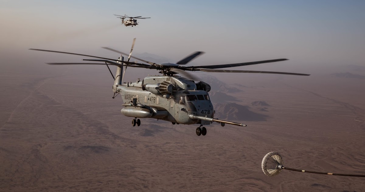 SNAFU!: CH-53 Super Stallions conduct aerial refuel....pics by Lance ...
