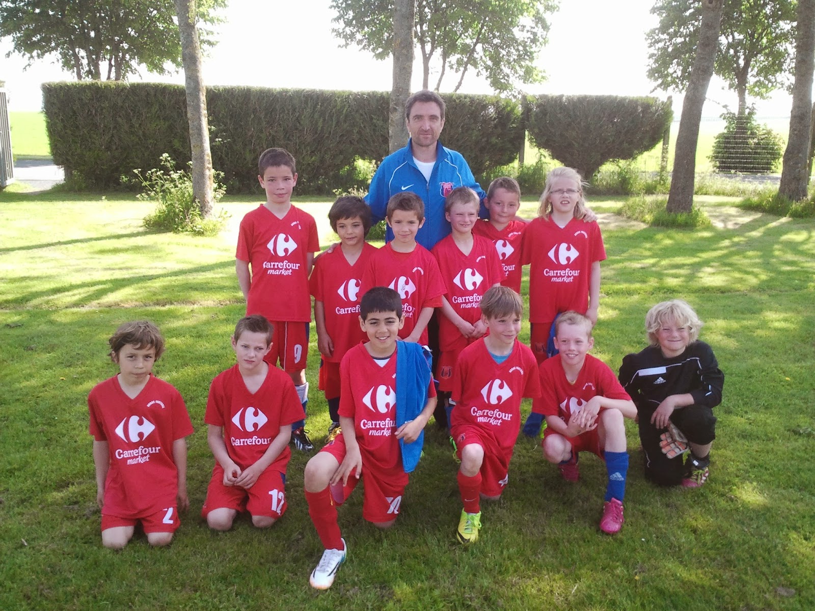 L'école de football d'Arras F.A.: Sous le soleil...