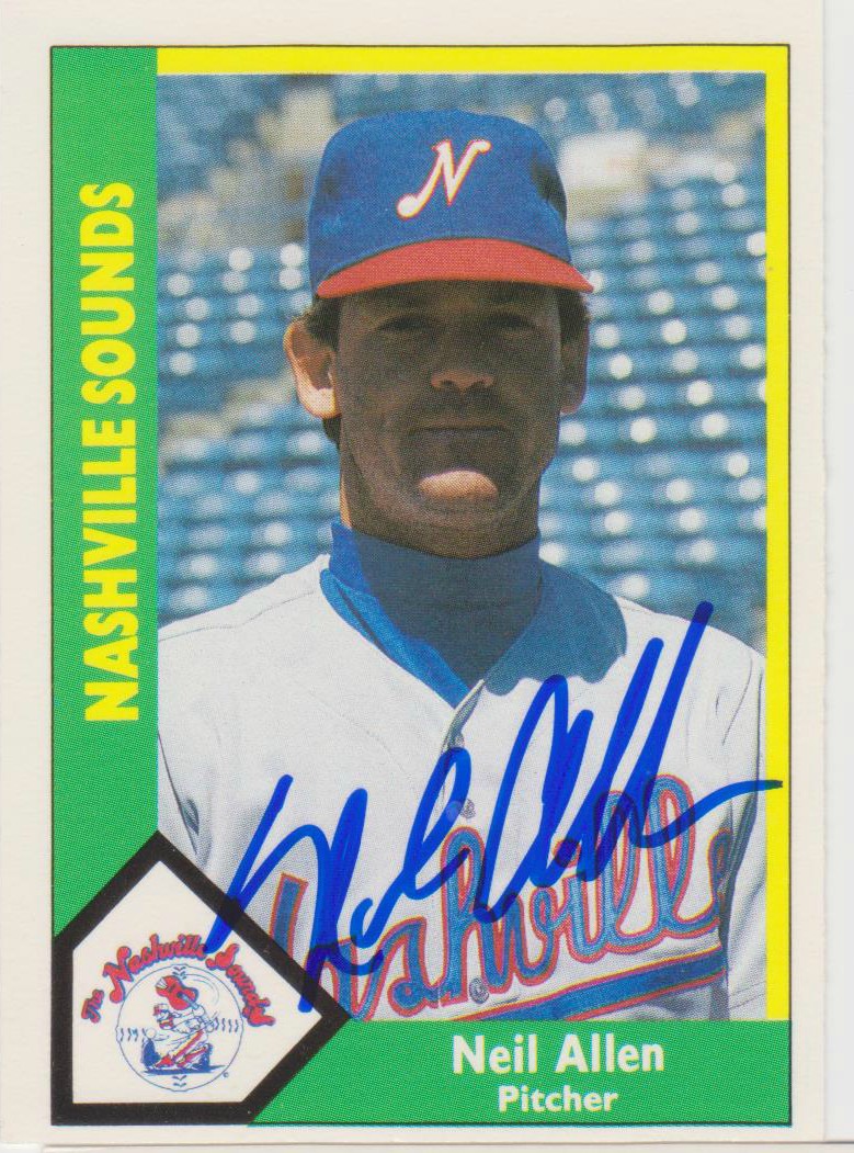 Autographed Cards: 1990 CMC, Neil Allen