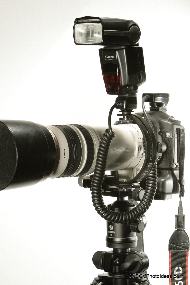 S.C.V. Photography Ideas: Create an Economy Telephoto Flash Bracket