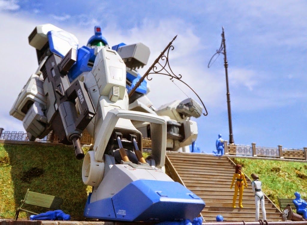 Gundam Family: GM 'Major Accident' Diorama Build