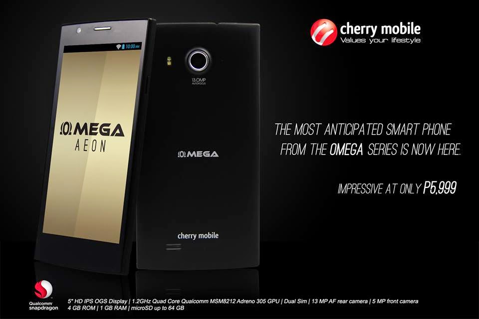 Cherry Mobile Omega Aeon is Now Available at P5,999 Price Tag | Geeky Pinas